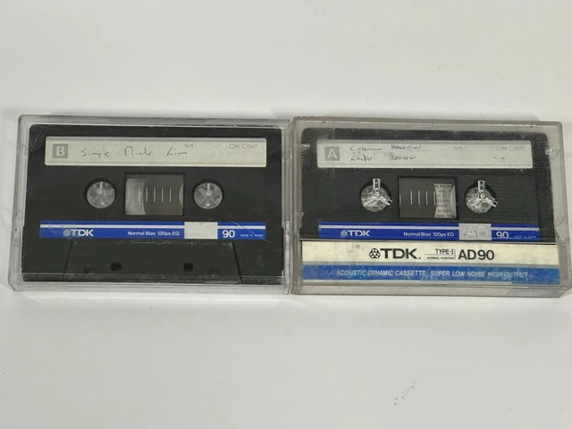 2 X TDK AD90 Type I Blank Audio Cassettes £9.95 - PicClick UK