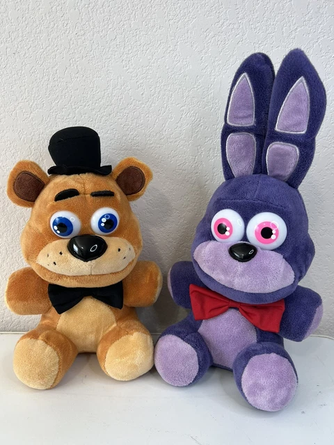 FIVE NIGHTS AT Freddy's FNAF Plush Freddy Fazbear & Purple Bonnie 10 in ...