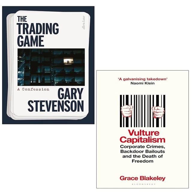 HANDELSSPIEL GARY STEVENSON, Geierkapitalismus Grace Blakeley 2 Bücher ...
