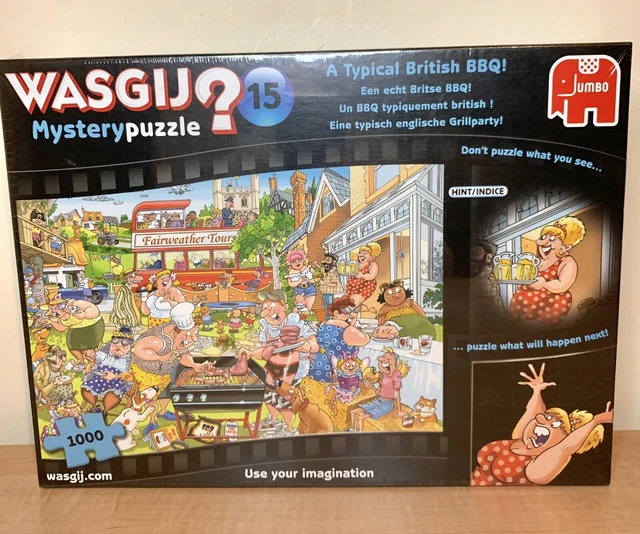 WASGIJ FAST A Typical British BBQ 1000 Piece Jigsaw Puzzle New And ...