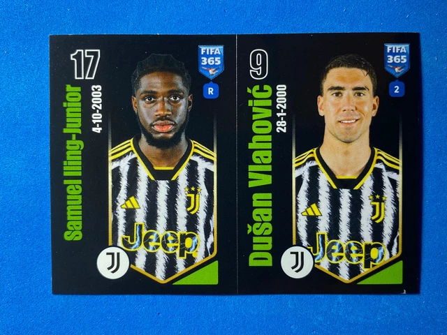 FIGURINE STICKERS PANINI Fifa 365 2024 n.323 Iling-Junior/Vlahovic ...