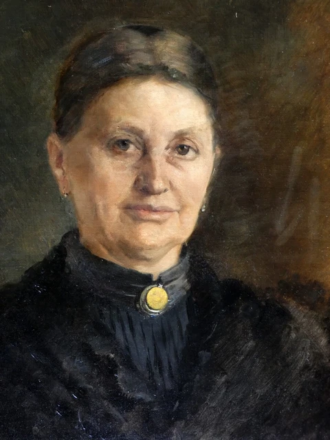 BEAU TABLEAU ANCIEN XIXe...HUILE SUR TOILE...PORTRAIT DE FEMME AU CAMÉE ... BEAU TABLEAU ANCIEN XIXe...HUILE SUR TOILE...PORTRAIT DE FEMME AU CAMÉE ...
