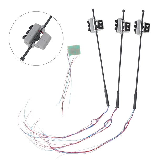 LED PEDESTRIAN TRAFFIC Lights for G Gauge Model Train Layouts Set of 3 ...