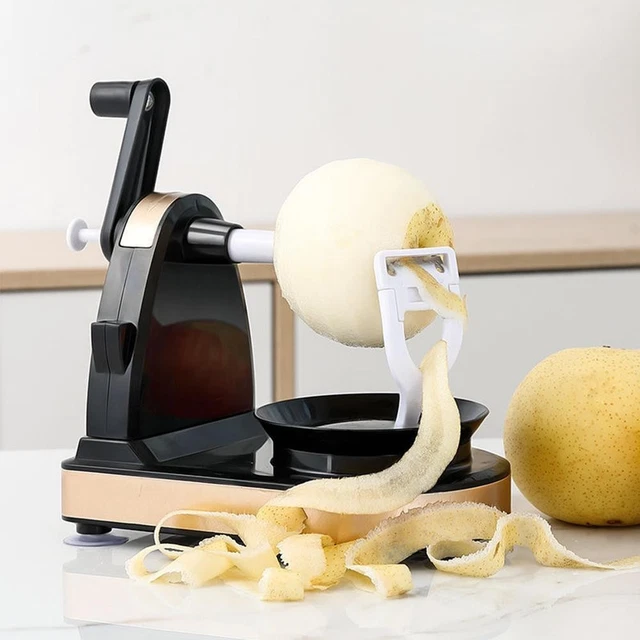HAND-CRANKED APPLE PEELER & Slice Fruit Processing Machine U4 ...
