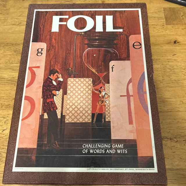 VINTAGE &FOIL& BOARD Game by 3M Bookshelf Games - 1969 Edition - 100% ...