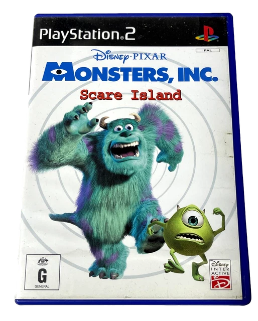 DISNEY PIXAR MONSTERS, INC. Scare Island PlayStation 2 Game PS2 Pal ...
