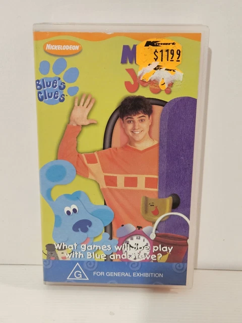 BLUE’S CLUES: MEET Joe! Nickelodeon Nick Jr VHS Video Cassette Tape £11 ...