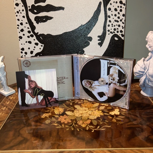 SABRINA CARPENTER MAN'S Best Friend CD with SIGNED Autographed Insert £ ...