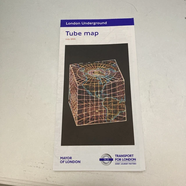 NEW JULY 2025 Tube Map TfL London Underground LATEST version UK item £0 ...