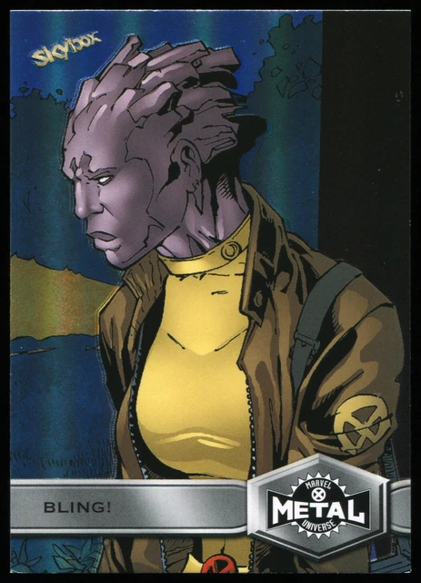 2021 MARVEL X-MEN Metal Universe BASE High Series SP #109 BLING! EUR 2 ...