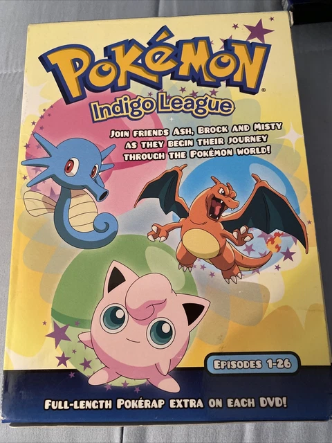 POKEMON - SEASON 1: Indigo League (DVD, 2006, 3-Disc Set, Dubbed) $29. ...