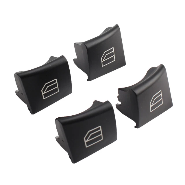 4X WINDOW SWITCH Button Cap for Mercedes C E W204 S204 W212 S212 A207 ...