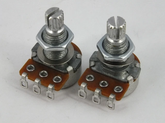 MINI ALPHA POTS Log Un Ou Linéaire B 500k Volume Ton Potentiomètres ...