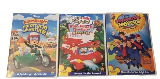 DISNEY LITTLE EINSTEIN'S, Handy Manny & Imagination Movers DVDS Lot of ...