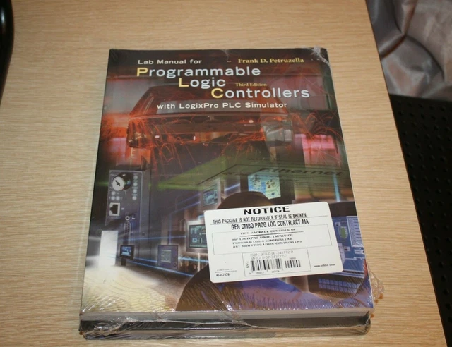 PROGRAMMABLE LOGIC CONTROLLERS - PACKAGE/SET 3rd edition NEW SEALED ...