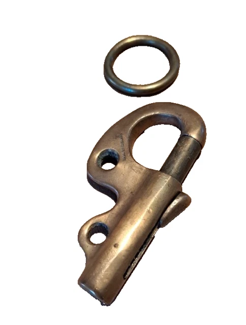 SAILBOAT BRONZE C Clip Rigging Hook Mast Sailing Nautical Boat Yacht ...
