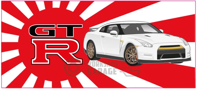 NEW! COLLECTABLE RISING Sun Nissan Skyline GTR R35 - white EUR 2,77 ...