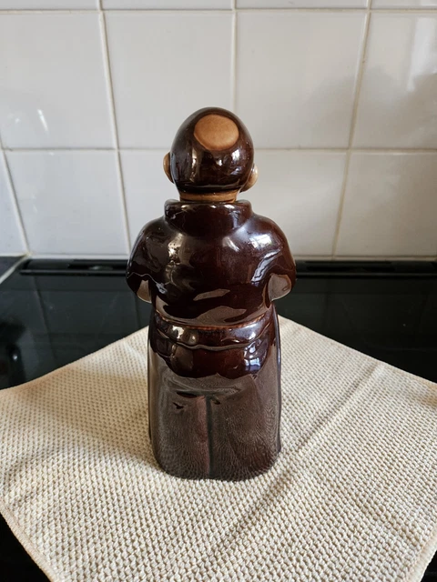 VINTAGE GERMAN POTTERY Monk Friar Tuck Decanter Bottle Figure £19.95 ...