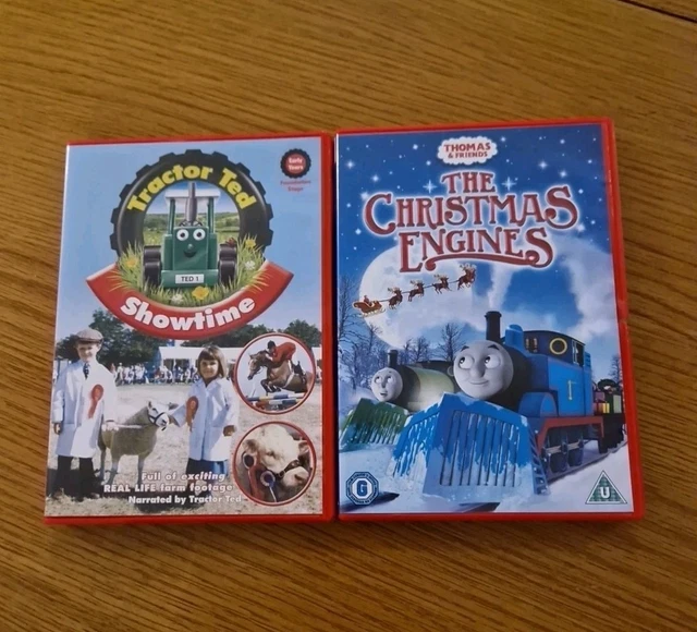 DVD BUNDLE TRACTOR Ted And Thomas The Tank Engine Christmas Cheer £2.77 ...