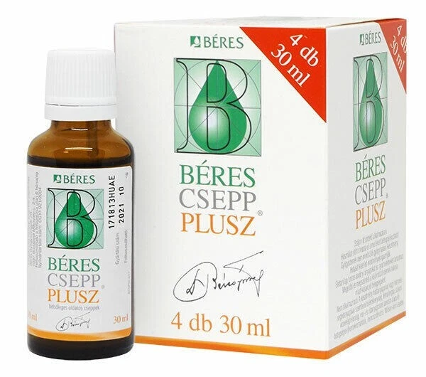 BERES DROPS BERES Csepp Plus 4x30ml Immune System Dietary Supplement UK ...