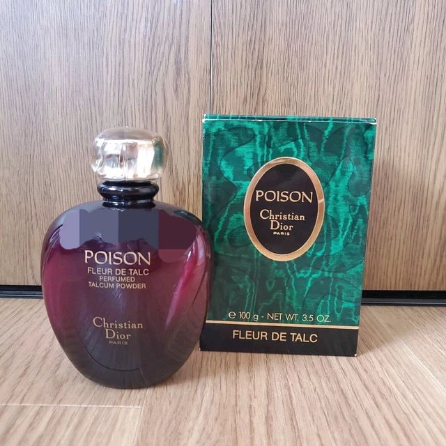 CHRISTIAN DIOR POISON Fleur de Talc Perfumed Talcum Powder 100g Plastic ...