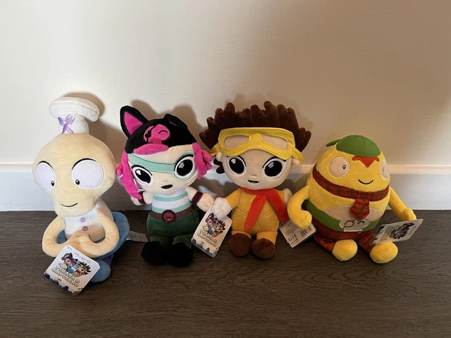 PIRATA AND CAPITANO Plush Soft Rag Dolls Roberto Chef Pilot Pirate ...