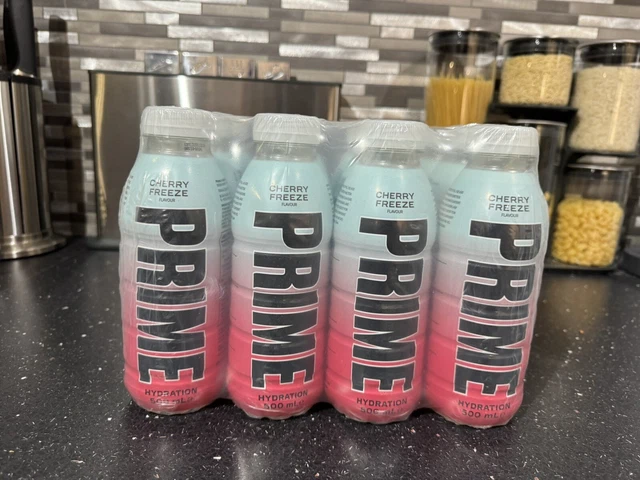PRIME HYDRATION DRINK New Flavour Cherry Freeze 500ml 12 Bottles Case ...