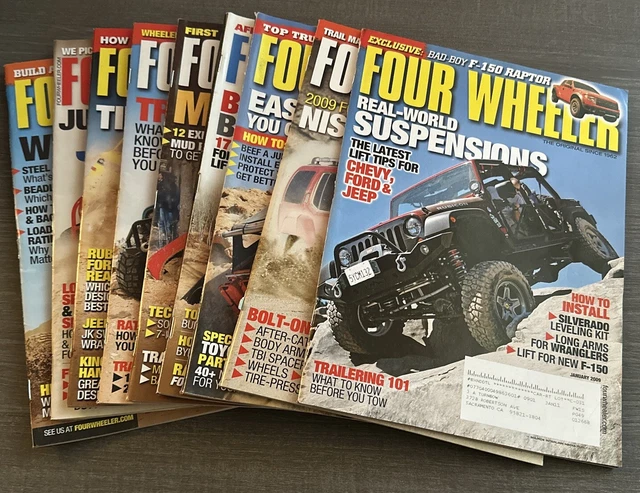 LOT 9X 2009 Four Wheeler Magazines Vintage Rare £19.90 - PicClick UK