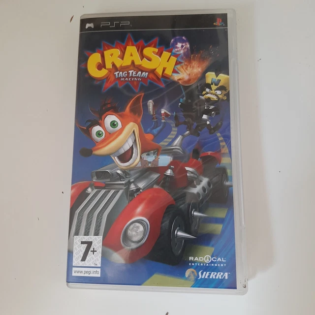 PSP CRASH TAG Team Racing Sony PlayStation Portable - CASE AND MANUAL ...