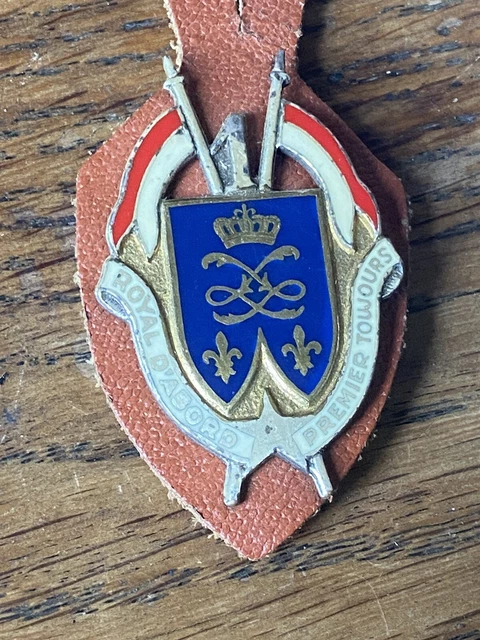 INSIGNE 1 RD Regiment De Dragon Avec Son Cuir EUR 5,00 - PicClick FR