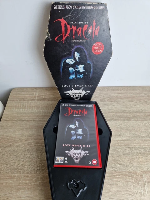 DRACULA SPECIAL EDITION Rare VHS Coffin Box Set Of Bram Stoker's ...