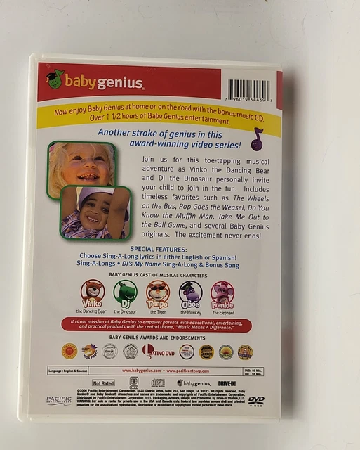 BABY GENIUS - Favorite Childrens Songs (DVD, 2004) $4.94 - PicClick CA