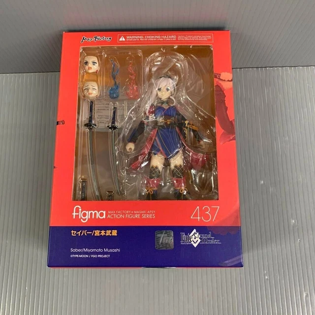 FIGMA FATE/GRAND ORDER Saber Miyamoto Musashi Figure Max Factory Giappone JP EUR 106,27 ...