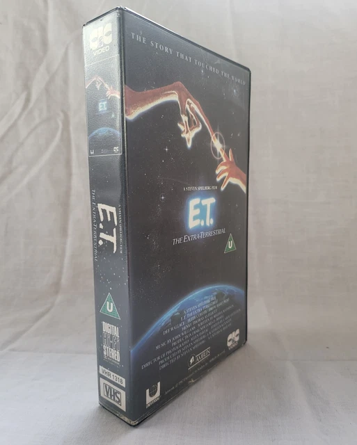 1982 ET THE Extra Terrestrial VHS Video Vintage 80s Great Condition C&C ...