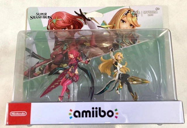 NINTENDO AMIIBO HOMURA Hikari Pyra Mythra Double Set Super Smash Bros ...