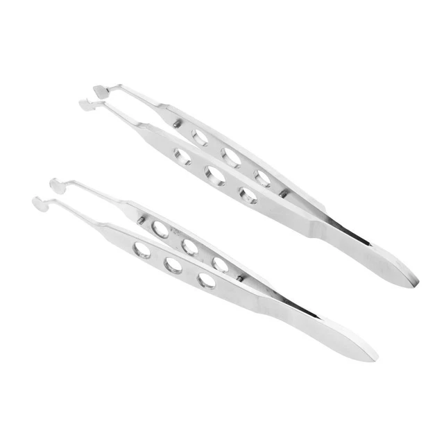 MEIBOMIAN ARITA GLANDULAR expressor forceps Compressing the eyelid ...