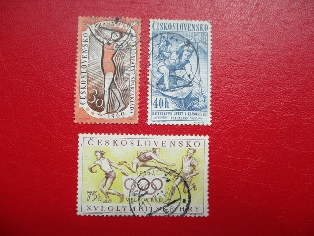 && BRIEFMARKEN CESKOSLOVENSKO von 1956, 1958, 1960 gestempelt "" EUR 1,20 - PicClick DE