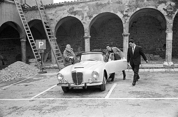 RAF VALLONE WITH German actress Marlene Dietrich walking in the to- Old ...
