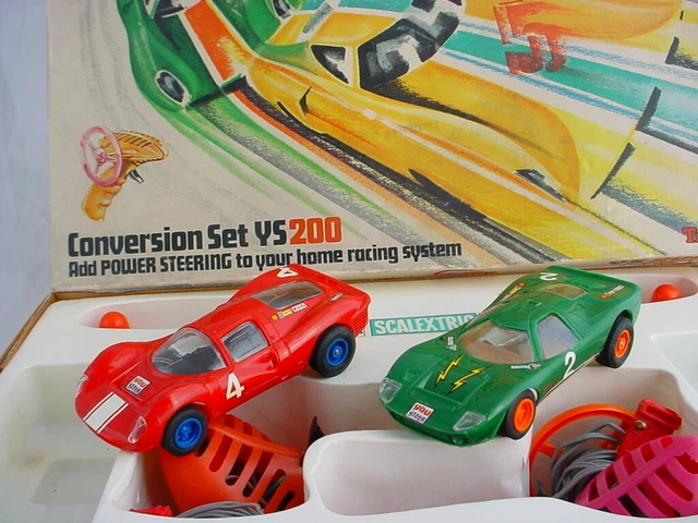 ENSEMBLE DE CONVERSION vintage Scalextric You Steer YS200 Ferrari ...