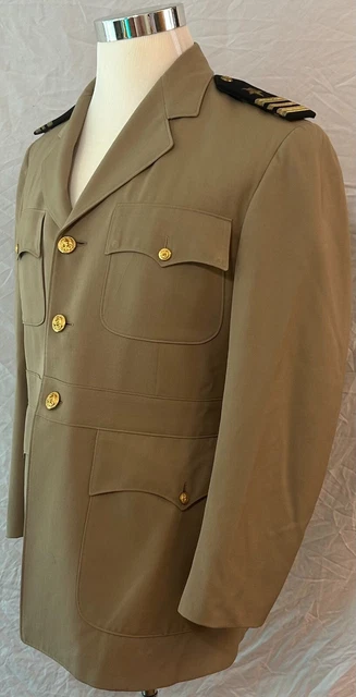 WWII US NAVY Lieutenant Commander Khaki Officers Uniform £89.60 ...