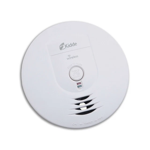 KIDDE BATTERY OPERATED Wireless Interconnect Smoke Detector Alarm ...