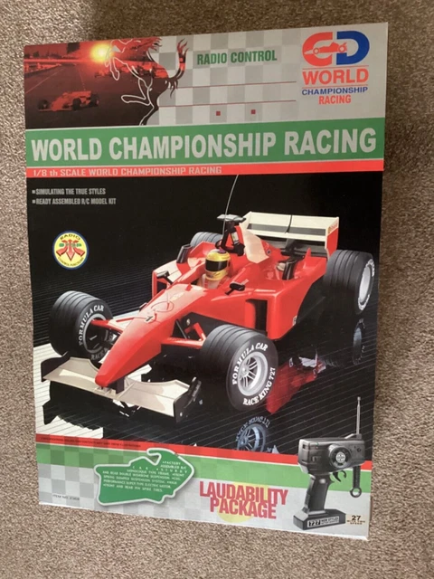 WORLD CHAMPIONSHIP REMOTE Control Car Racing 1/8th Scale (BNIB) £130.72 ...