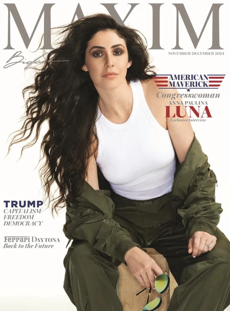ANNA PAULINA LUNA - TRUMP - Maxim Magazine - November 2024 - December ...