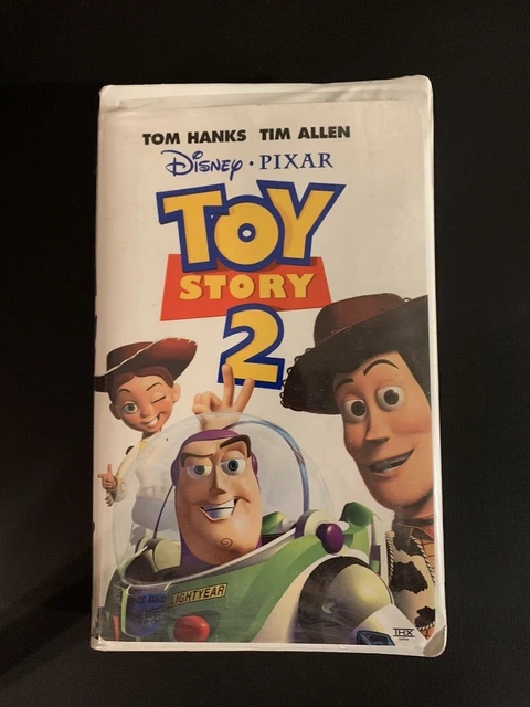 TOY STORY 2 VHS Disney Pixar Video Tape Clamshell 2000 Buzz Lightyear ...