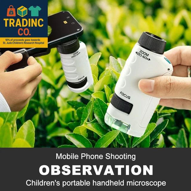 MINI POCKET MICROSCOPE, 2026 Microscope Handheld, Portable Handheld ...
