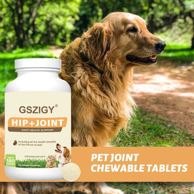 NATURAL ANTI-INFLAMMATORY HIP &Joint Support Chewable For Dogs Tablets ...