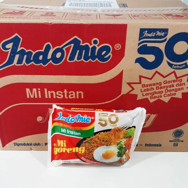INDOMIE MI GORENG Fried Instant Noodles Case of 40 x 85g Packs BEST ...