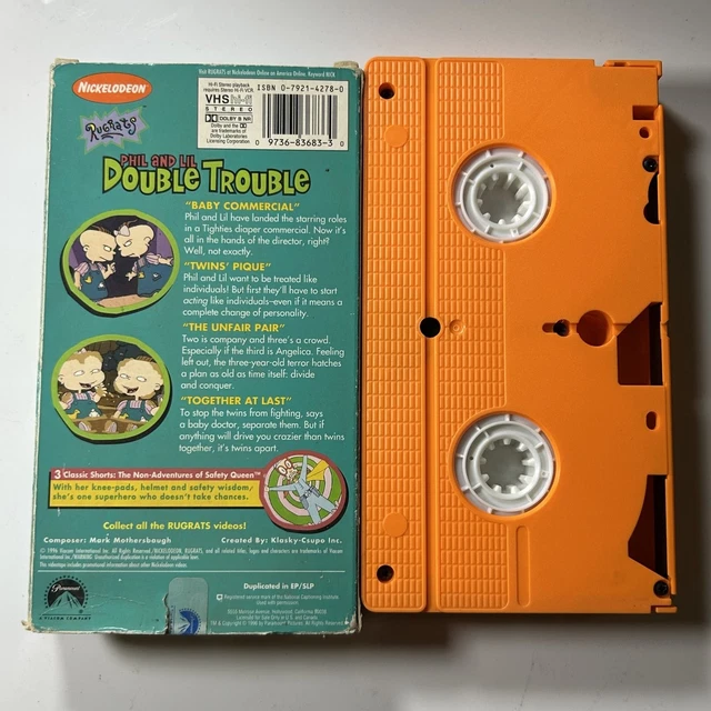 RUGRATS PHIL AND Lil Double Trouble VHS 1996 Animation Nickelodeon £8. ...