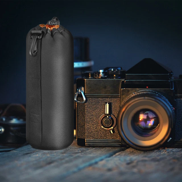 NEOPRENE LENS POUCH Bag Waterproof Camera Lens Case Lens Pouch $24.37 ...