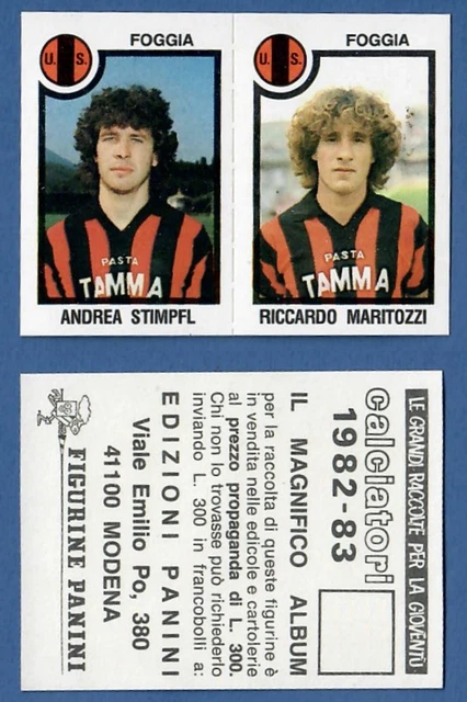 FIGURINA CALCIATORI PANINI 1982/83 - Nuova/New - N.450 Stimpfel/.. - Foggia EUR 1,90 - PicClick IT